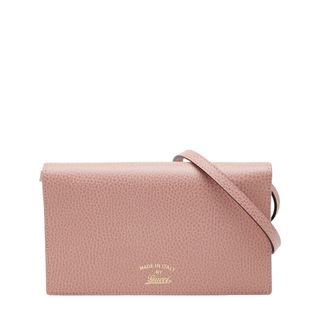 グッチ スウィング ショルダーウォレット ショルダーバッグ 368231 ピンク レザー レディース GUCCI 【中古】
