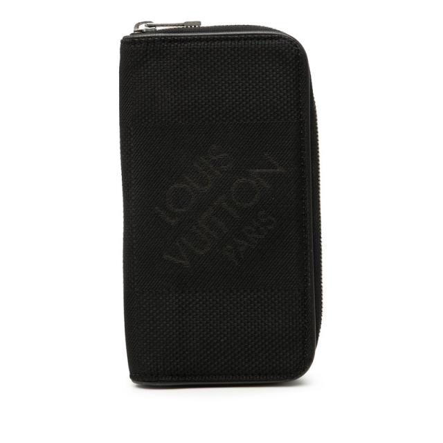 ルイ ヴィトン ダミエ ジェアン ポルトフォイユ ロン ジッペ ラウンドファスナー 長財布 M93546 ノワール LOUIS VUITTON 【中古】