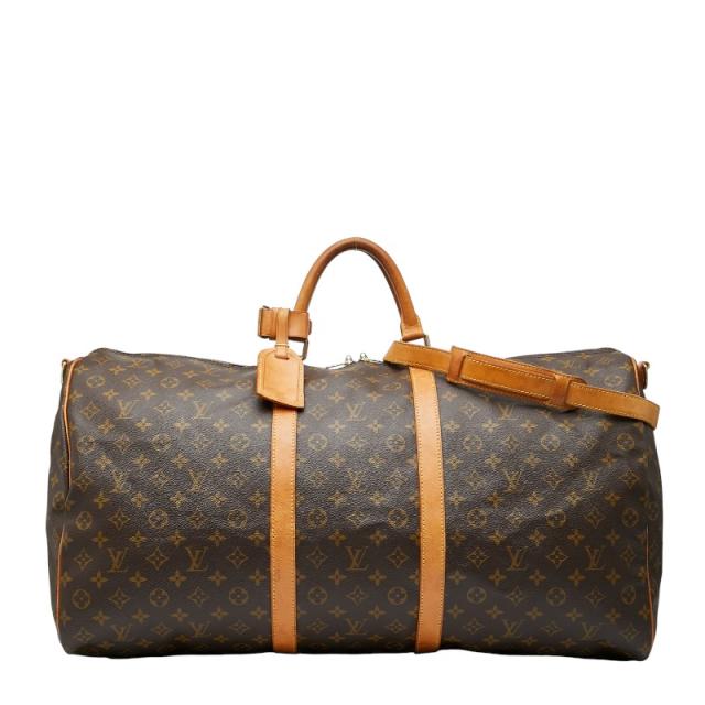 ルイ ヴィトン モノグラム キーポル バンドリエール 60 ボストンバッグ ショルダーバッグ 2WAY M41412 ブラウン LOUIS VUITTON 【中古】