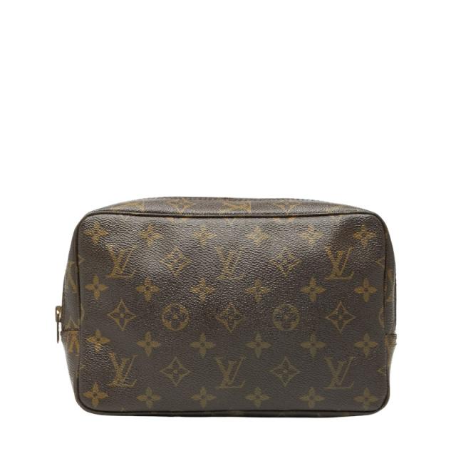 ルイ ヴィトン モノグラム トゥルース トワレット23 セカンドバッグ クラッチバッグ M47524 ブラウン PVC レザー LOUIS VUITTON 【中古】
