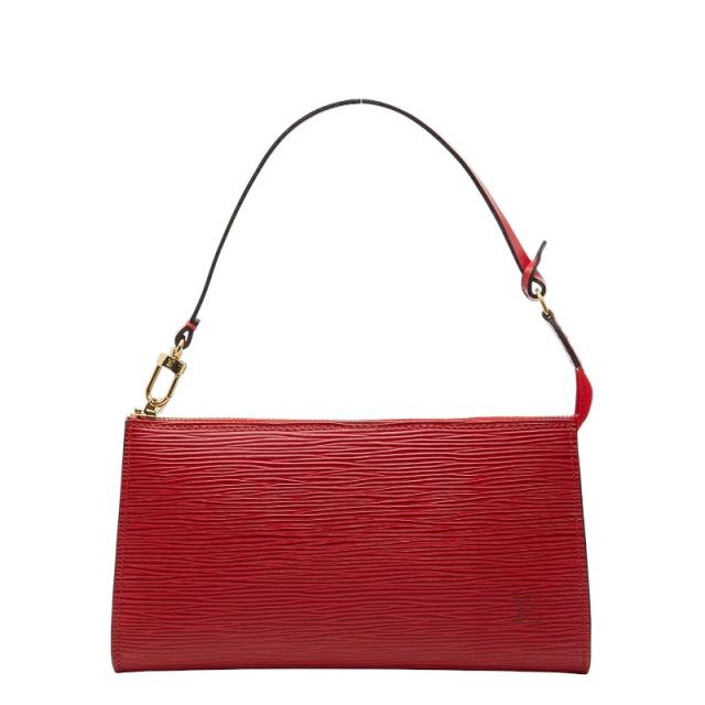 ルイ ヴィトン エピ ポシェット アクセソワール アクセサリーポーチ ハンドバッグ M52947 カスティリアンレッド LOUIS VUITTON 【中古】