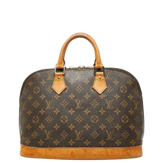 ルイ ヴィトン モノグラム アルマPM ハンドバッグ M51130 ブラウン PVC レザー レディース LOUIS VUITTON 【中古】