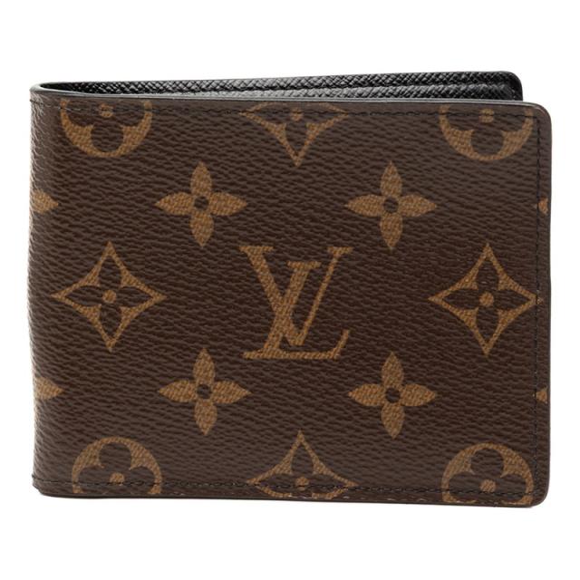 ルイ ヴィトン モノグラム マカサー ポルトフォイユ パンス マネークリップ 二つ折り財布 札入れ M42139 LOUIS VUITTON 【中古】