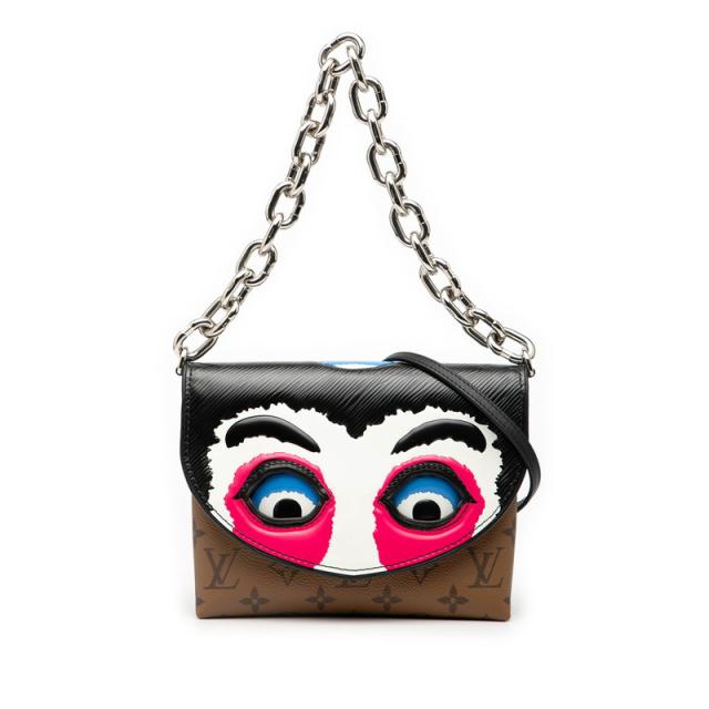 ルイ ヴィトン モノグラム シェット カブキマスク 歌舞伎 山本寛斎 チェーン ショルダーバッグ 2WAY M43532 LOUIS VUITTON 【中古】