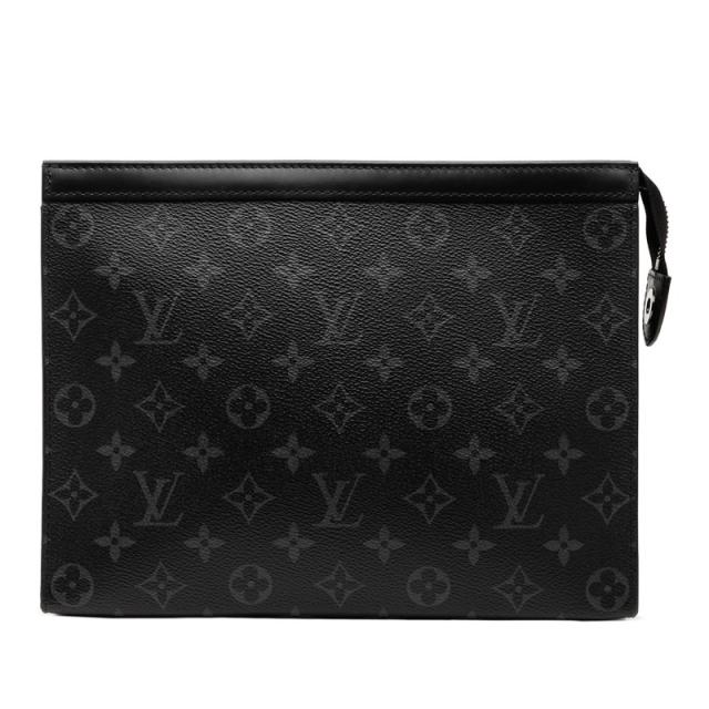 ルイ ヴィトン モノグラム エクリプス ポシェット ヴォワヤージュMM クラッチバッグ セカンドバッグ M61692 LOUIS VUITTON 【中古】