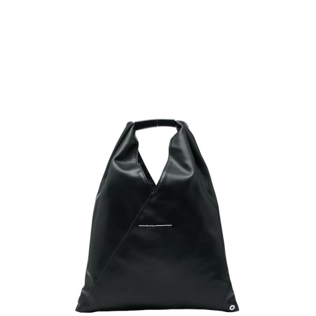 エムエムシックス メゾンマルジェラ ハンドバッグ トートバッグ ブラック レザー レディース MM6 【中古】