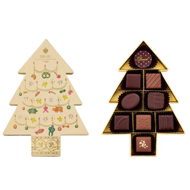 お歳暮 御歳暮 クリスマス ギフト デメル トリュフ 9粒 クリスマスラベル