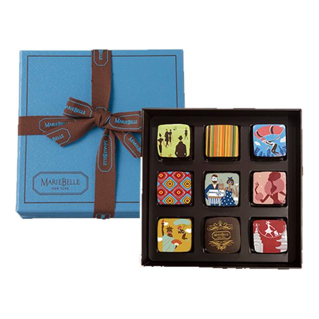 ハロウィン クリスマス お歳暮 ギフト マリベル ブルーボックス 9個入り