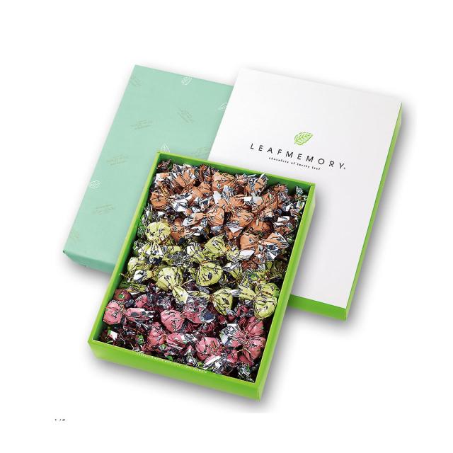 ハロウィン クリスマス お歳暮 ギフト モンロワール リーフメモリー ギフトボックス 100個入り