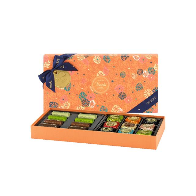 ハロウィン クリスマス お歳暮 ギフト ヴェンキ ムリーニ フラワー ラージギフトボックス チョコビア＆インゴット