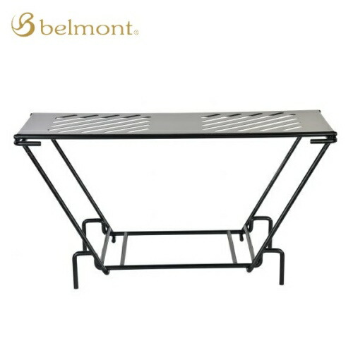 ベルモント Belmont BM-281 アイアン薪ラック （ 収納ケース付 ）  アウトドア キャンプ 焚き火 テーブル 薪 レイアウト