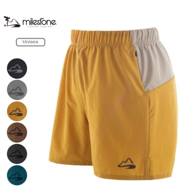 マイルストーン milestone ナッティショーツ 5インチ プラス ユニセックス Natty Shorts 5_inch PLUS ランニングショーツ 撥水 ストレッチ性