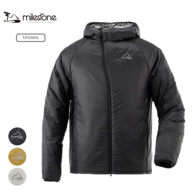 マイルストーン milestone ヒートウェイブチタニウムフーディ Heatwave Titanium Hoody ユニセックス インサレーション フーディ 防寒 軽量 MSRH-004