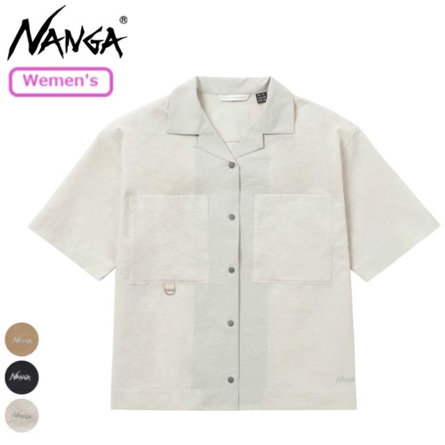 ナンガ NANGA ドットエア コンフィー ショートスリーブシャツ ウィメンズ DOT AIR COMFY S/S SHIRT W アウトドア 吸汗 速乾 軽量 通気性
