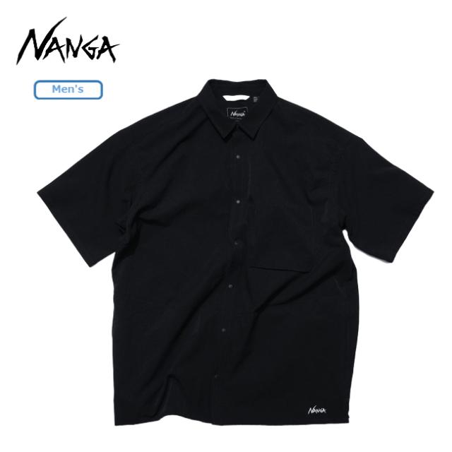 ナンガ NANGA ドットエア コンフィー ショートスリーブシャツ メンズ DotAir COMFY S/S SHIRT MEN Tシャツ 半袖 吸汗速乾 軽量