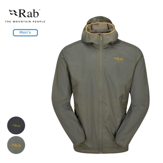 ラブ Rab バイタルフーディ メンズ Vital Hoody Men’s ソフトシェル ウィンドシェル ジャケット 軽量 防風フード付 QWS-48