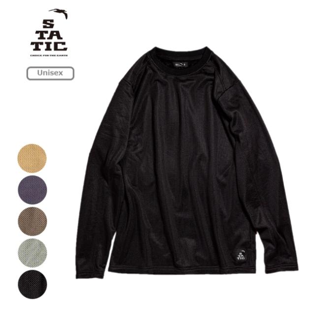 スタティック STATIC アドリフトクルー (ユニセックス) ADRIFT CREW インサレーション フリース 中綿 保温 トップス メッシュ 軽量 102124