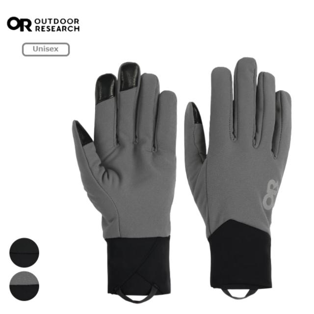 アウトドアリサーチ OUTDOOR RESEARCH メソーストライドグローブ ユニセックス Methow Stride Gloves タッチスクリーン対応 ソフトシェル 19845940