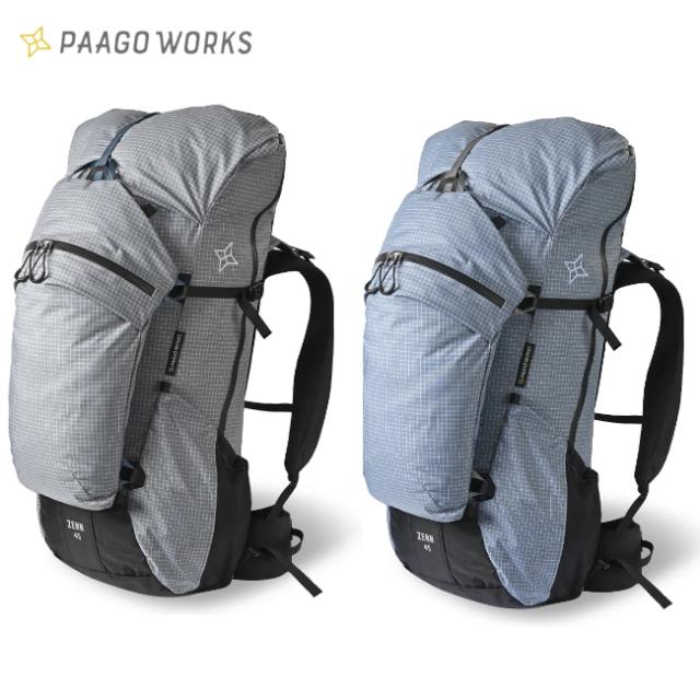 パーゴワークス PAAGO WORKS ゼン 45L ZENN 45 バックパック ザック リュック 軽量 耐久 モジュール設計 HP503