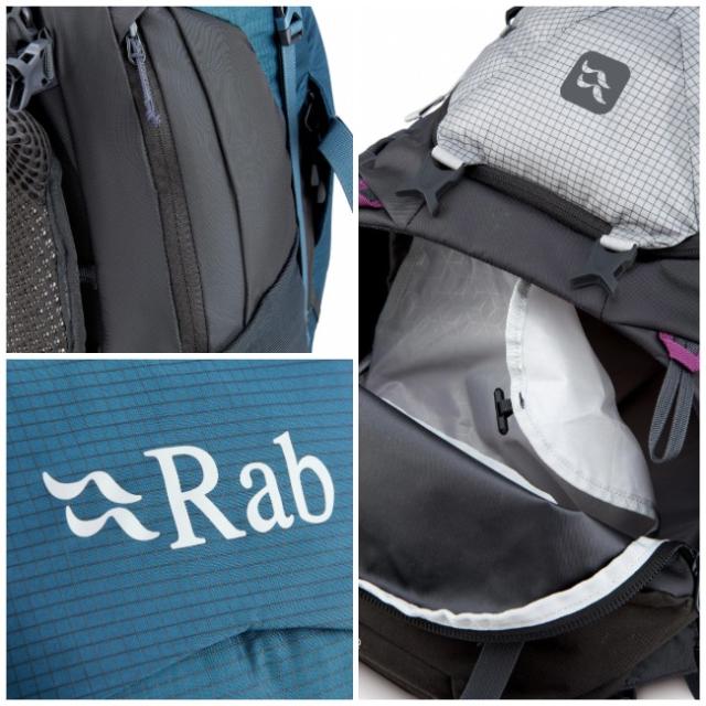 ラブ Rab ハイパロン 65 ND ユニセックス Hyperon 65 ND Unisex バック