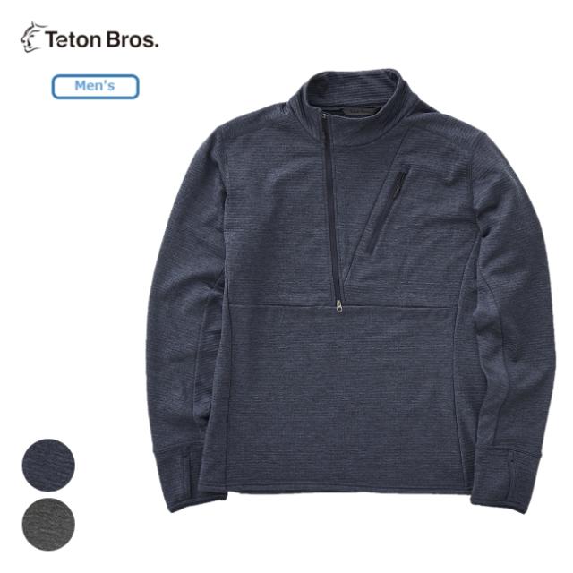 ティートンブロス Teton Bros. グラフェン 1/2 ジップ (メンズ) Graphene 1/2 Zip (Men) ミッドレイヤー プルオーバー フリース 保温 ハーフジップ TB243-410