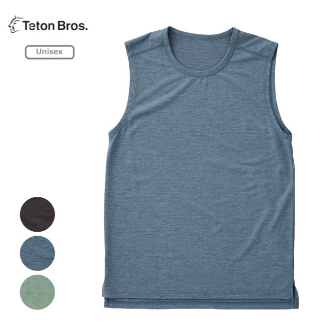 ティートンブロス Teton Bros. ベイパーノンスリーブ ユニセックス VAPOR NON SLEEVE ノースリーブ 吸汗速乾 春夏 TB251-260