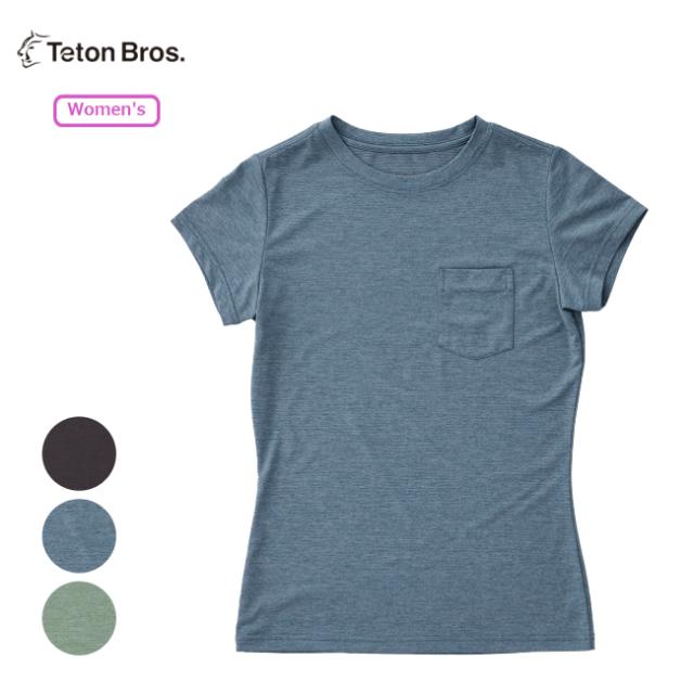 ティートンブロス Teton Bros. WS ベイパーポケットティー ウィメンズ WS VAPOR POCKET TEE Tシャツ 半袖 吸汗速乾 紫外線防止 TB251-290