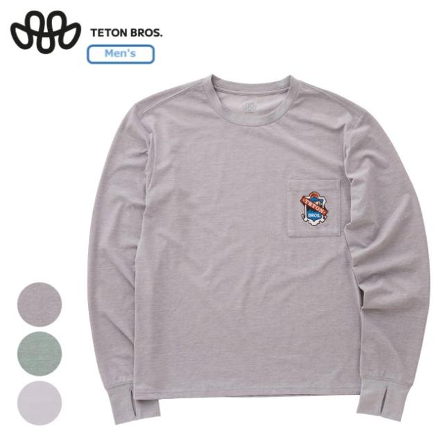 ティートンブロス Teton Bros. TBエンブレムL/S Tee メンズ TB Emblem L/S Tee Ms ロングスリーブ 長袖 ロンT グラフィックTシャツ TB253-50M
