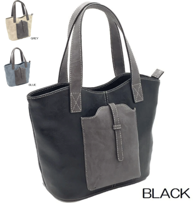 合成皮革　スマホポケット　ハンドバッグ　使いやすい　取り出しやすい　軽量　軽い　収納力　カジュアル　上品　品がある　20代 30代　40代　50代　柔らかい