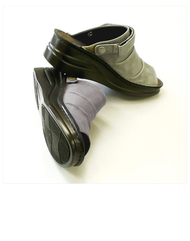 日本製 本革 サンダル レディース ウェッジ 厚底 フラット 2way レザー