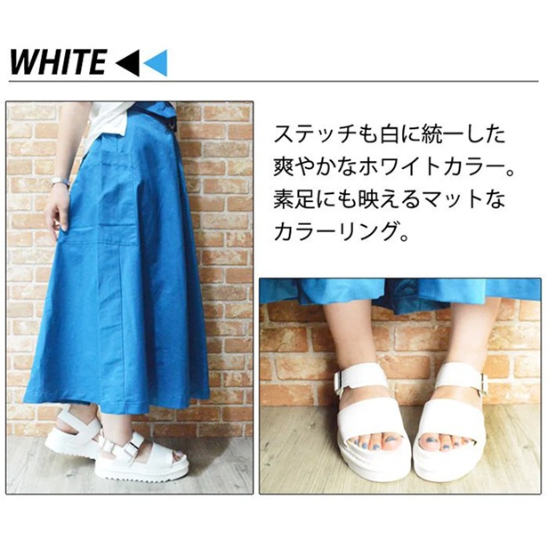 サンダル 厚底サンダル バックストラップ プラットフォームサンダル