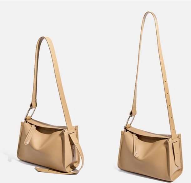 本革 ショルダーバッグ レディース 革 牛革 レザー シンプル 軽い