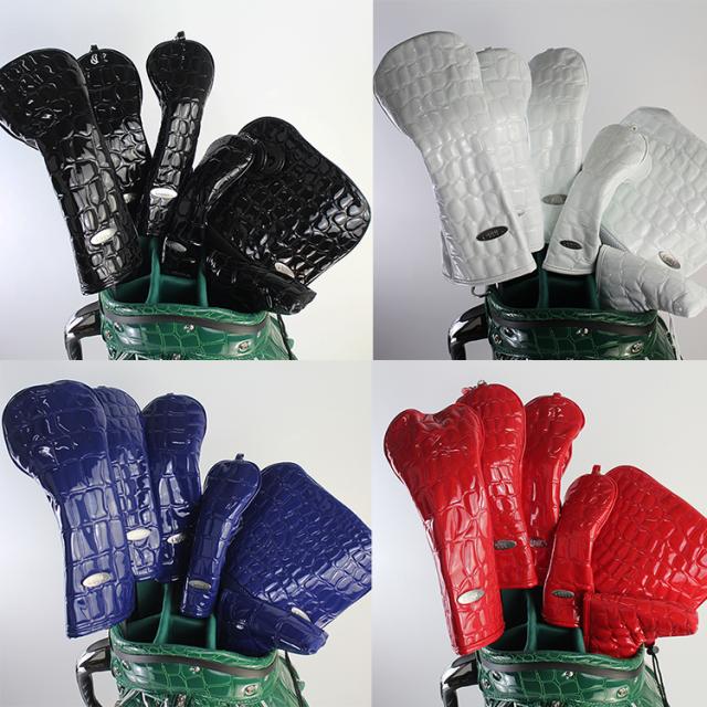 ゴルフ ゴルフヘッドカバー ドライバー用カバー ウッド用カバー ユーティリティ UT用カバー 4点セット 防水仕様 番手付き ギフト プレゼント