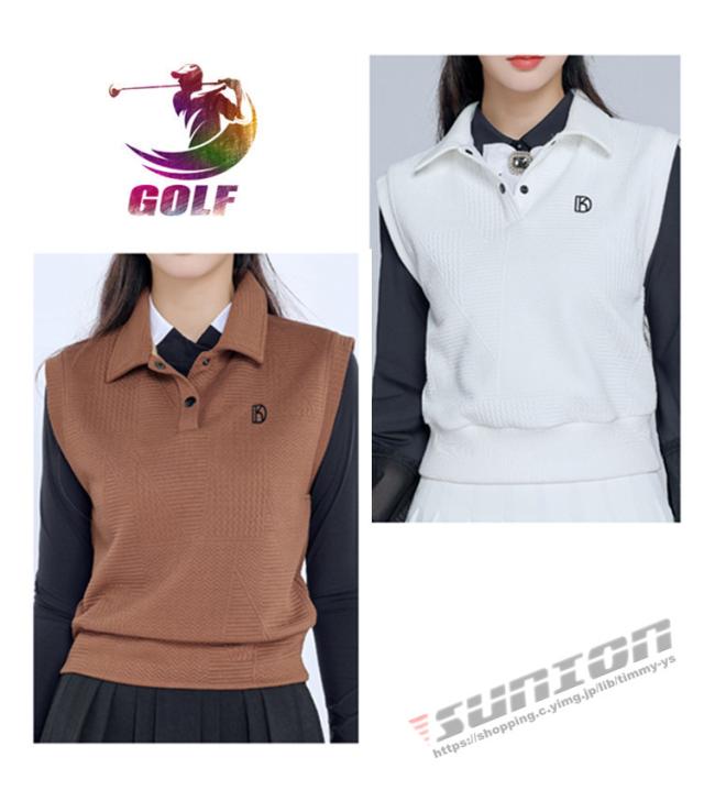 ゴルフベスト レディース GOLF 蓄熱保温 ボア素材 ゴルフウェア 防寒 秋冬 中綿ベスト ストレッチ カジュアル 暖かい プレゼント ギフト