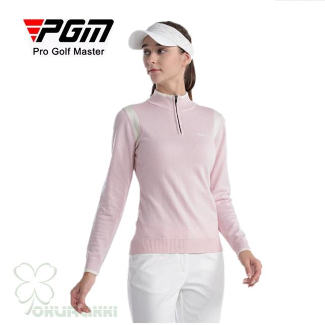 ゴルフ GOLF ウールセーター 秋 冬 レディース コート ゴルフウェア ニットセーター 防寒 暖かい プレゼント ギフト