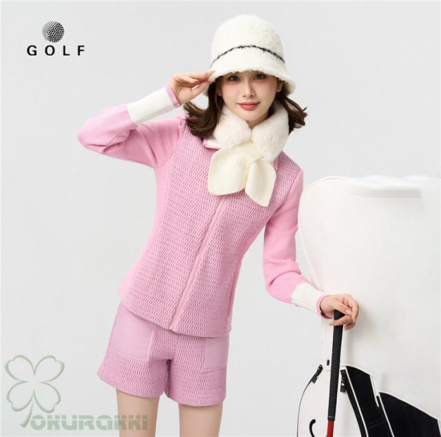 ゴルフ 中綿 ゴルフウェア レディース アウター ゴルフアウター コート ジャケット 長袖 春秋冬 防風 スポーツウェア 女性用