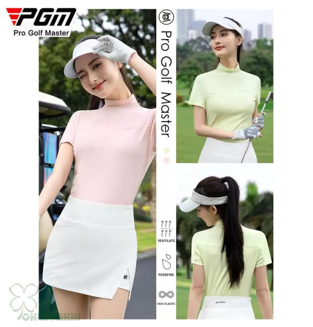 ゴルフ 半袖ポロシャツ ゴルフウェア 涼感 通気速幹 ストレッチ シャツ レディース ポロシャツ 春夏新作モデル