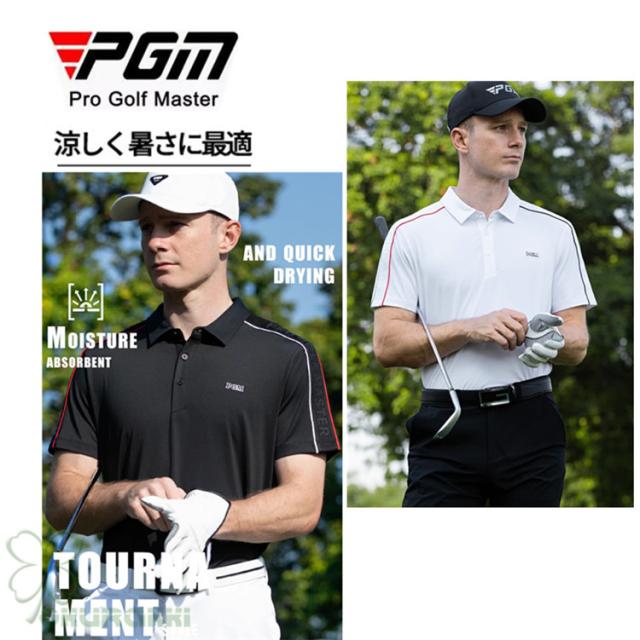 ゴルフ 半袖ポロシャツ ゴルフウェア 通気速幹 ストレッチ シャツ メンズ ポロシャツ 春夏新作モデル