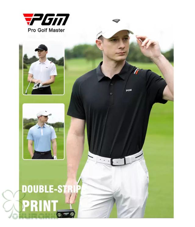 ゴルフ 半袖ポロシャツ ゴルフウェア 通気速幹 ストレッチ シャツ メンズ ポロシャツ 春夏新作モデル