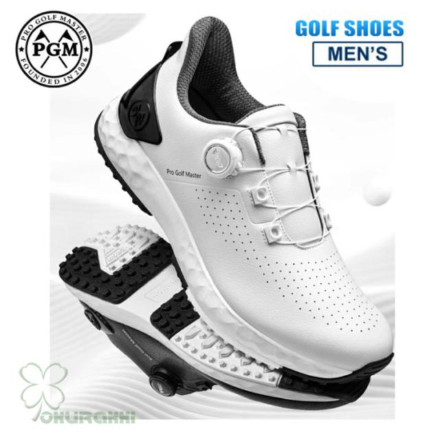 ゴルフ ゴルフシューズ 夏用 メッシュ通気 ダイヤル式 ソフトスパイク メンズ スパイクシューズ スニーカー 靴 紳士 防水 人工皮革