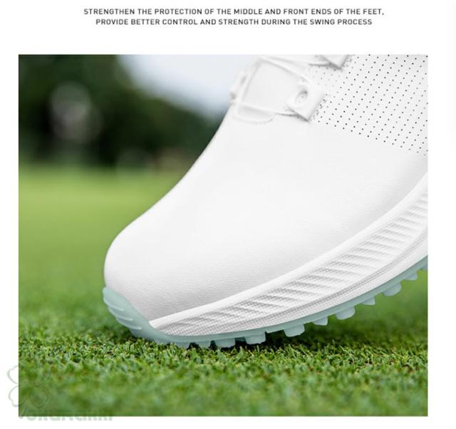 ゴルフ ゴルフシューズ 夏用 快適 通気 ダイヤル式 ソフトスパイク