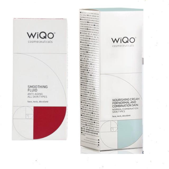 Wiqo 【普通肌用】保湿クリーム　50ml & フェイスフィールド　美容液30ml　　正規品　 WiQo セラム　美容液