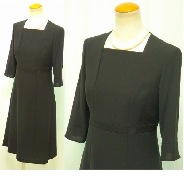 グットプライス ブラックフォーマル ヘチマカラー衿 OPウエストリボンテープ オールシーズン対応 アンサンブル グットプライス ブラックフォーマル ヘチマカラー衿 オールシーズン