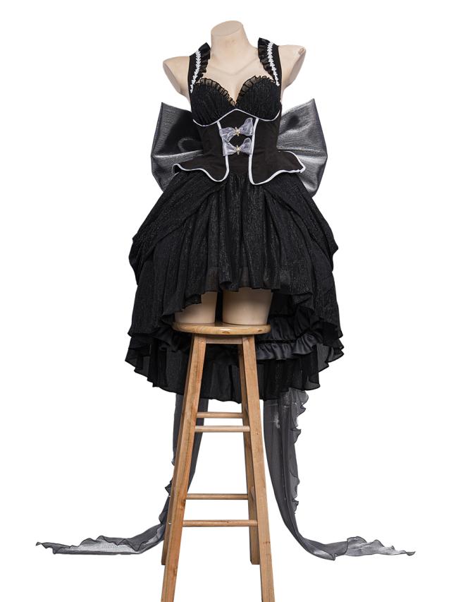 マーメイドドレス イブニングドレス ブルー バンケットスパンコール