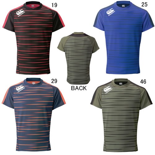 カンタベリー 半袖シャツ メンズ ラグビー プラクティス ティー トレーニング 練習着 ロゴ ラグビーウェア トップス スポーツウェア ...