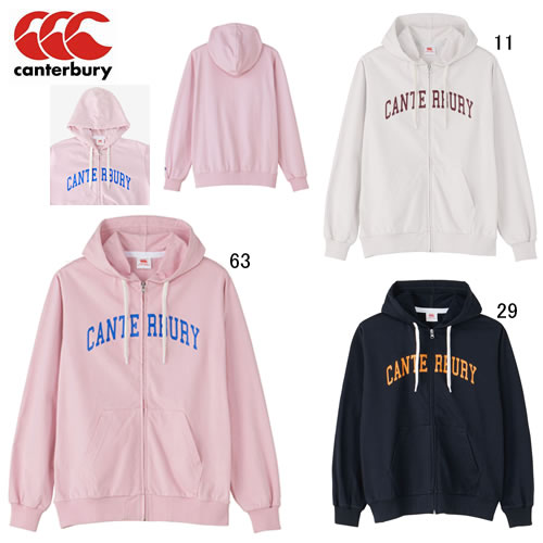 カンタベリー レディス 長袖 パーカー CANTERBURY スペクテーター ジップアップ フーディ ラグビー ウェア スポーツ カジュアル 婦人服 WA43858 アウトレット セール