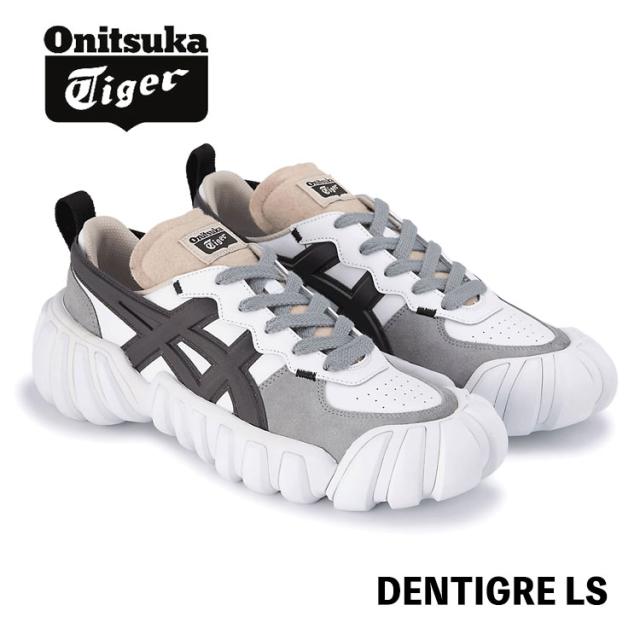 オニツカタイガー スニーカー Onitsuka Tiger DENTIGRE LS デンティグレ LS 1183B421.100 WHITE/GRAPHITE GREY ホワイト グラファイトグレー シューズ