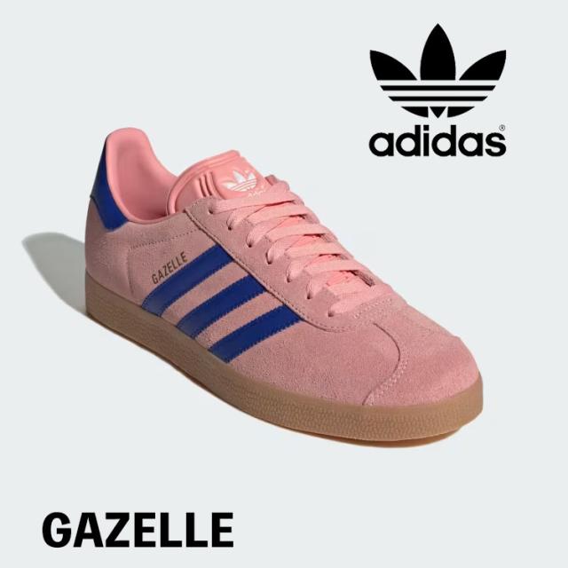 アディダス オリジナルス スニーカー ガゼル adidas Originals Gazelle JI2077 Semi Pink Spark / Lucid Blue / Gum シューズ メンズ レディース 男性用 女性用