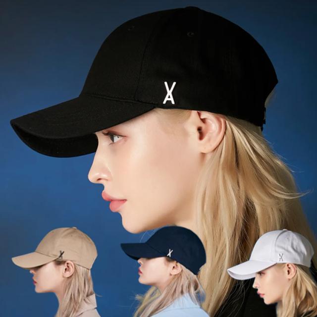 バザール キャップ VARZAR 正規販売店 Stud Logo Over Fit Ball Cap スタッドロゴオーバーフィットボールキャップ BLACK ブラック WHITE ホワイト BEIGE ベージュ NAVY ネイビー varzar496/497/563/564 ACC