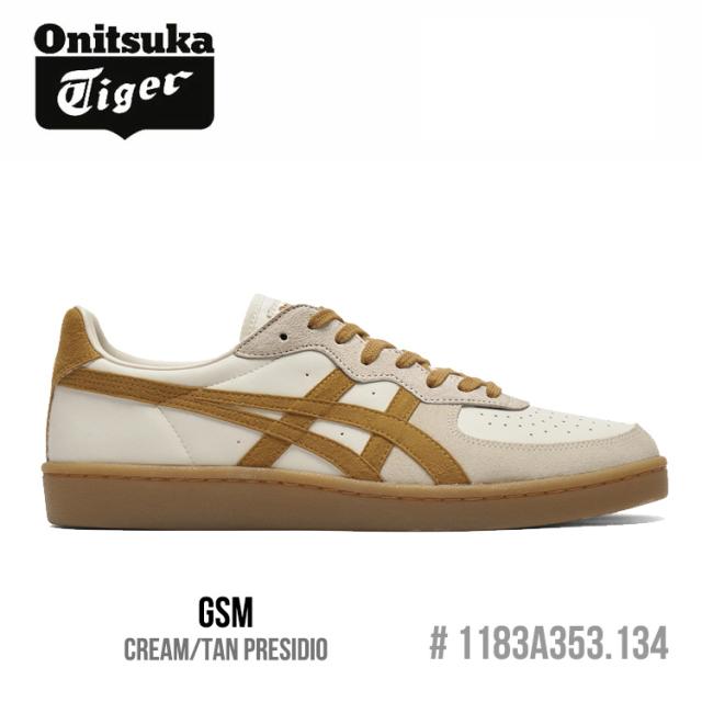 オニツカタイガー スニーカー Onitsuka Tiger GSM ジーエスエム メンズ レディース CREAM/TAN PRESIDIO クリーム #1183A353.134 シューズ